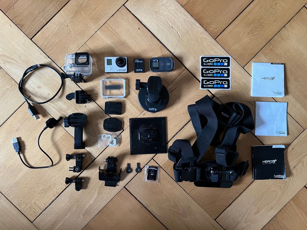 Go Pro Hero 3+ Black Edition inkl. Zubehör (Gebraucht) in Zürich für ...