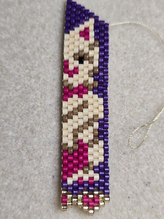 Bijou de sac Maneki-Neko - perles Miyuki - Fait main (Neuf avec ...