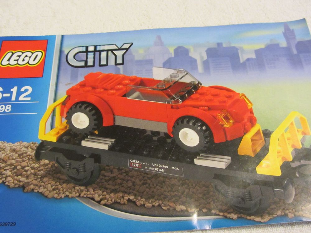 Lego City Eisenbahnwaggon mit Auto aus Set 7898 (Gebraucht) in Mühlau ...