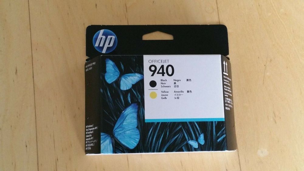 HP OfficeJet 8000/8500 black/yellow Druckkopf, 940 / C4900A (Neu und ...