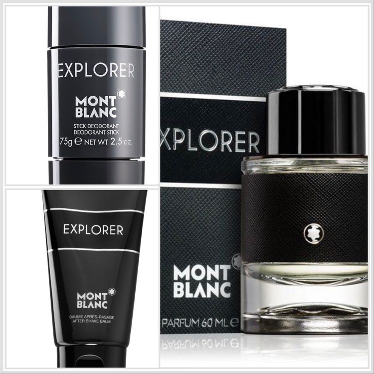Set Montblanc Explorer EdP 60ml, After Shave, Deo, Box NEU (Neu und ...