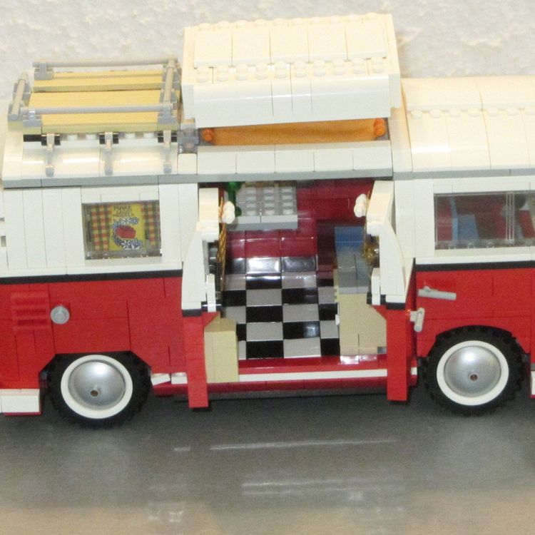 Lego Creator Expert VW Bus 10220 zusammengebaut/ohne Plan (Gebraucht ...