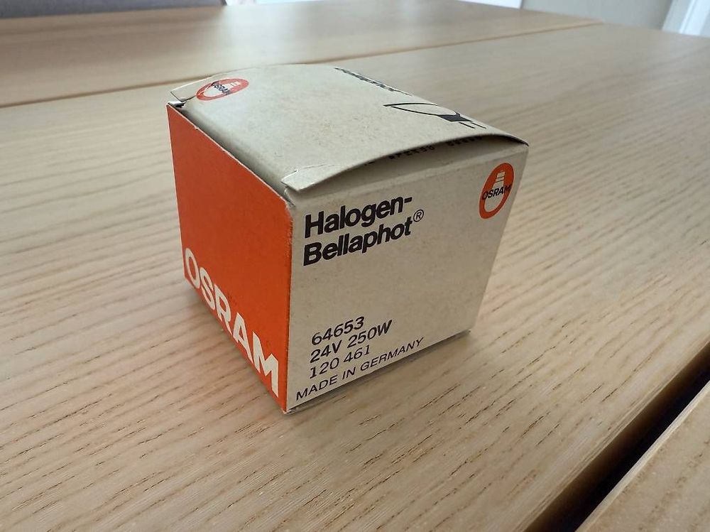 OSRAM Halogen-Bellaphot 64653 24V 250W (Gebraucht) in Untersiggenthal ...