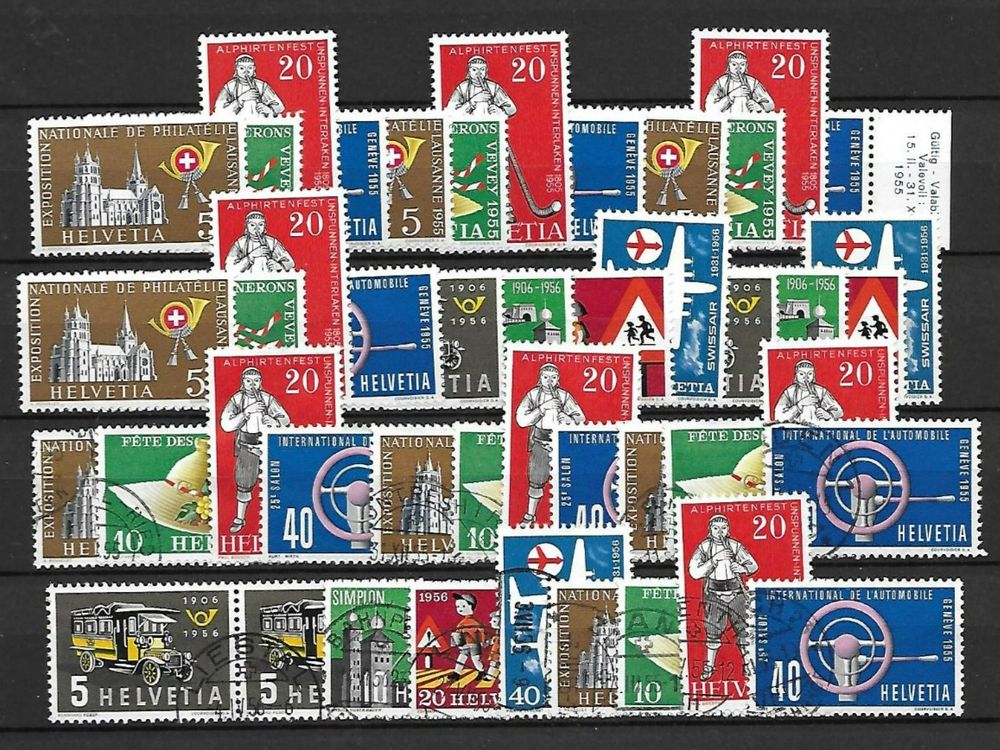 Freim 1955 ** + gest. Kat: CHF 101.- (Gebraucht) in Basel für CHF 3 – mit Lieferung auf Ricardo ...