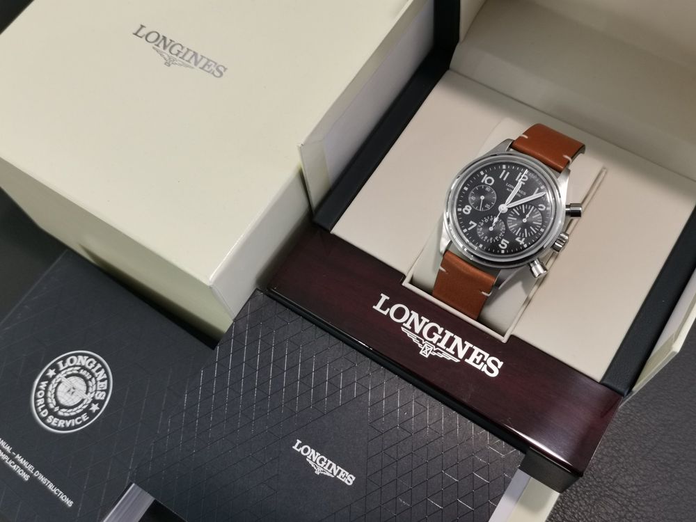 Longines Avigation Big Eye Chronograph (Neu (gemäss Beschreibung)) in ...