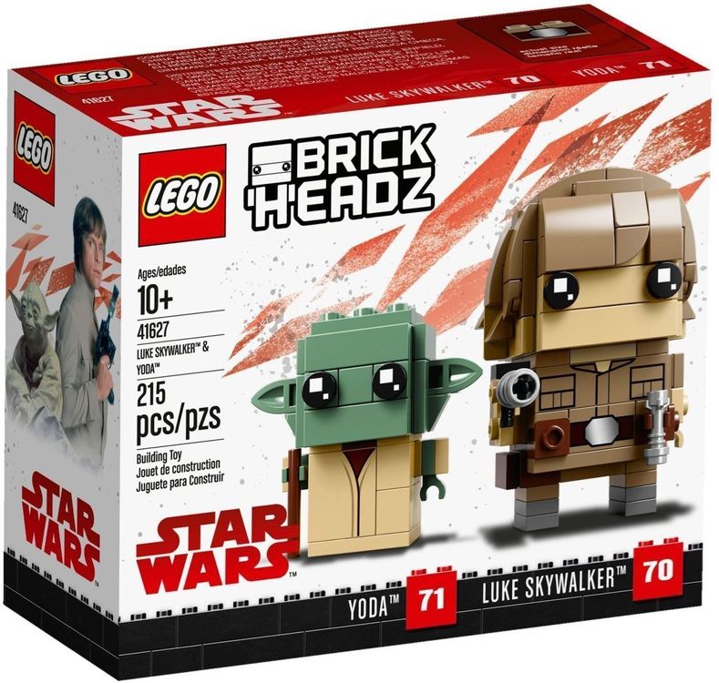 Lego Brickheadz Star Wars 41627 Luke Skywalker und Yoda | Kaufen auf ...