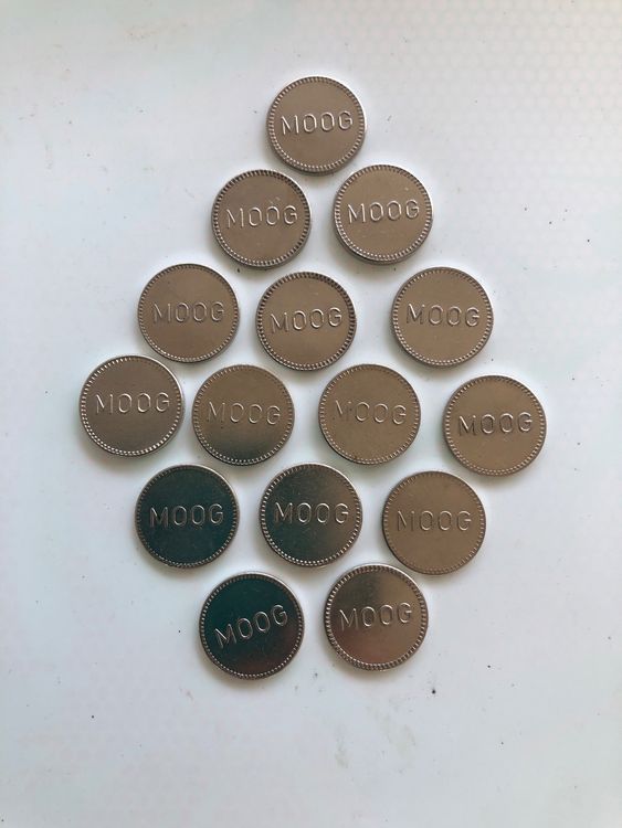 20 MOOG Wash Jetons (Gebraucht) in Vilters für CHF 9 – mit Lieferung auf Ricardo kaufen