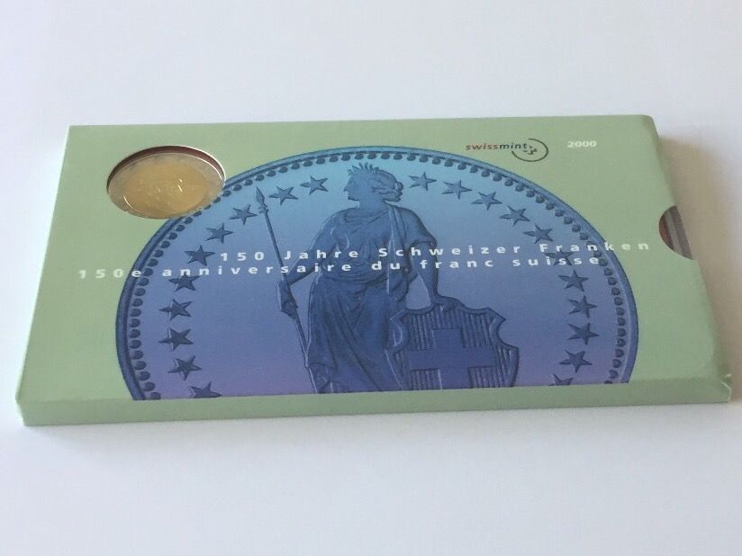 Schweizer Münzsatz 2000, 150 Jahre SFR (Neu und originalverpackt) in Tägerwilen für CHF 281 ...