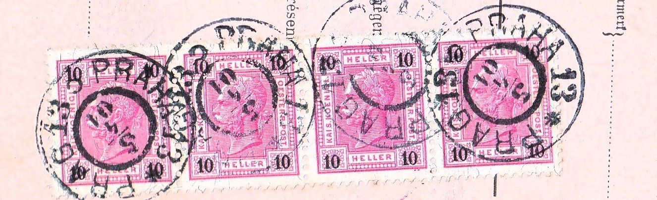 Begleit Zettel nach Dürenäsch Aargau von Prag 1901 (10) (Gebraucht) in ...