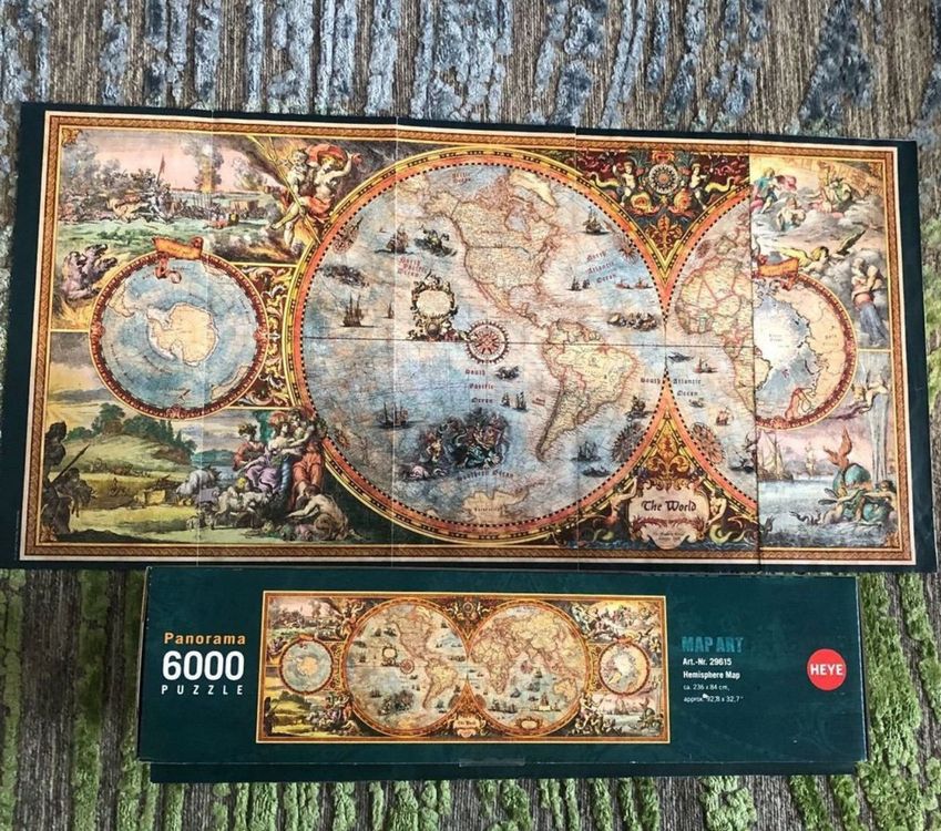 Heye Puzzle Panorama - Map Art | Kaufen auf Ricardo