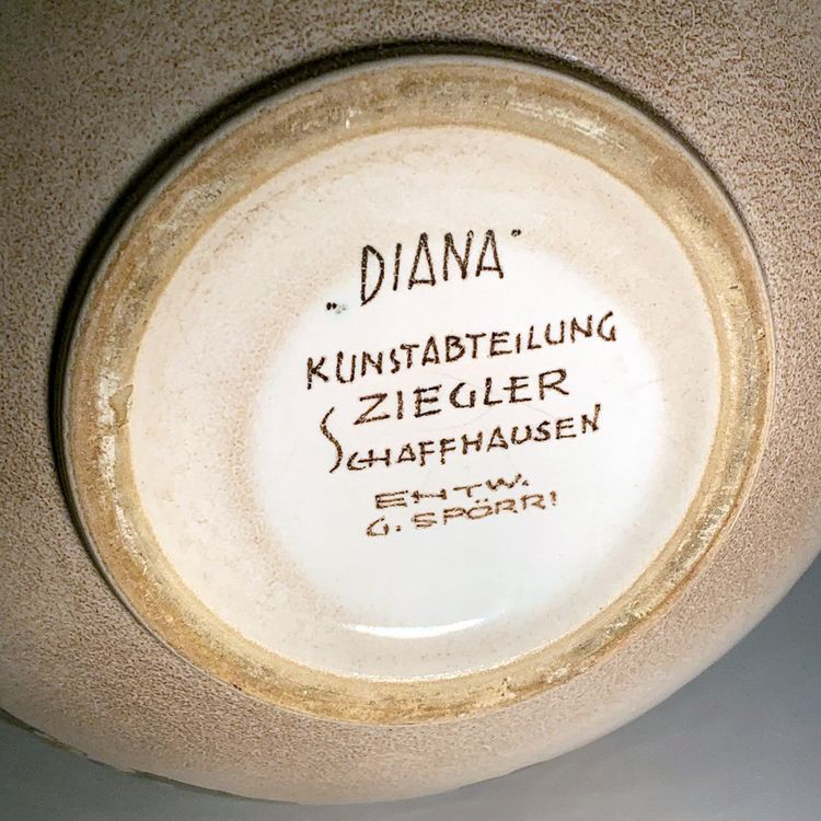 Gustav Spörri Vase für Ziegler Schaffhausen Jagd / Jäger (Gebraucht) in Luzern für CHF 35 – mit ...