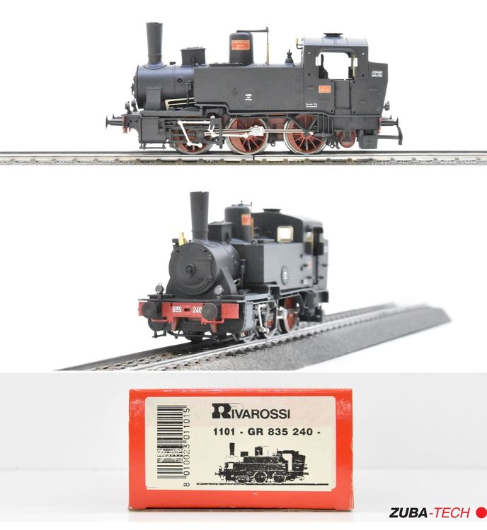 Rivarossi 1101 Dampflok Serie 835 der FS H0 Analog mit OVP (Gebraucht) in St. Gallen für CHF 69 ...