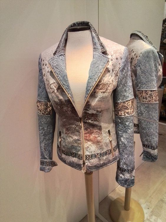 L&F Creation Designer German Blazer Gröss S mit Leomuster (Neu (gemäss ...