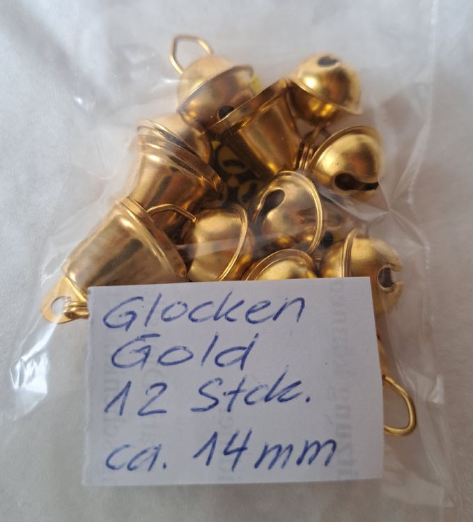 12 Glocken golden (Neu (gemäss Beschreibung)) in Züberwangen für CHF 1 ...