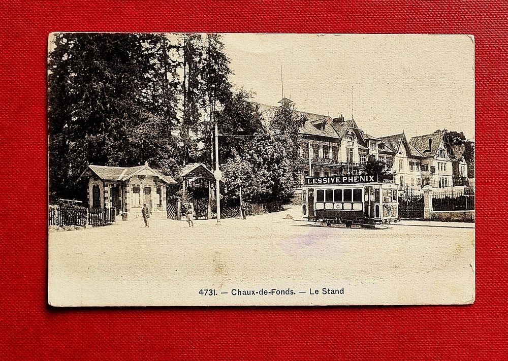 Chaux-de-Fonds - le Stand - Tramway - Lessive Phenix - 1901 | Kaufen auf Ricardo