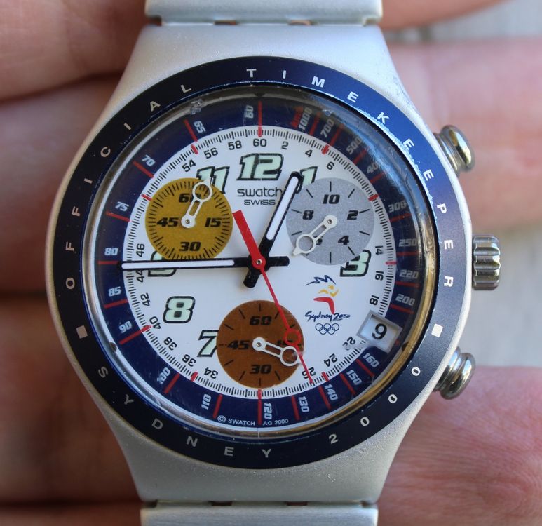 Swatch Irony Chrono YCS4014AG Olympia Sydney 2000 Nr. 16 (Gebraucht) in ...