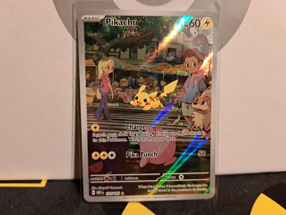 PIKACHU ILLUSTRATION RARE 151 POKEMON KARTE 173/165 (Gebraucht) in ...