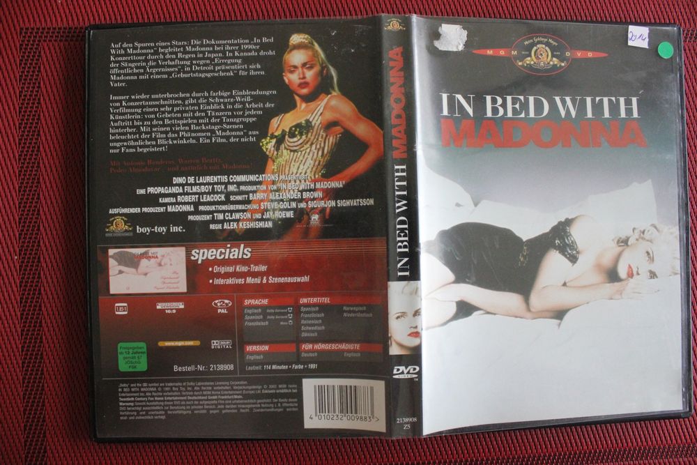 In Bed with Madonna von Alek Keshishian | DVD | | Kaufen auf Ricardo
