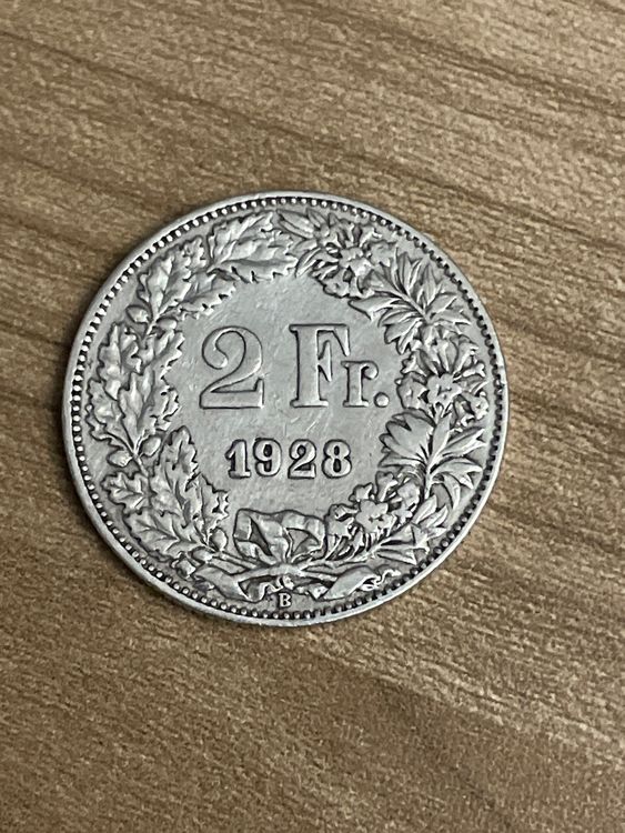 2 Franken Silber 1928 (Gebraucht) in Schlossrued für CHF 6 – mit Lieferung auf Ricardo kaufen