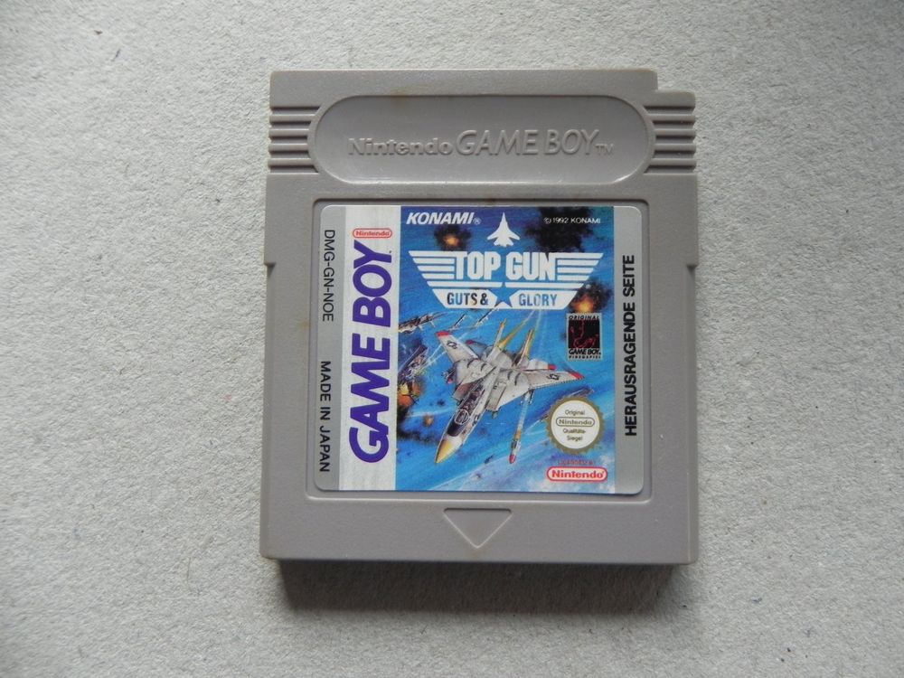 Nintendo Gameboy Game Boy Flugzeug Flug Spiel Top Gun (Gebraucht) in ...