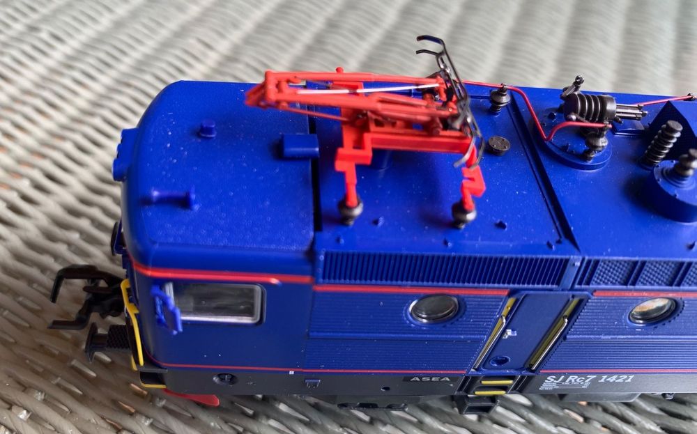 E-Lok Rc7 der SJ, AC, H0, digital + 3 Schnellzugwagen SJ | Kaufen auf ...