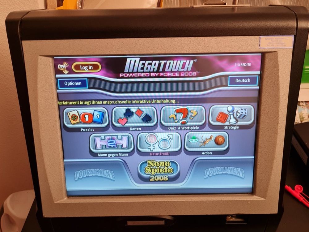 Geldspielautomat Megatouch ab 1.- | Kaufen auf Ricardo