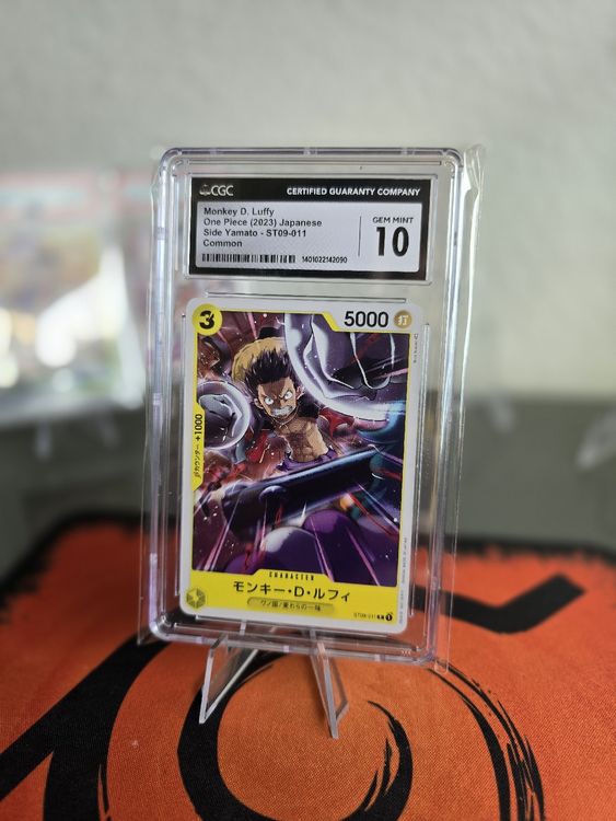 One Piece Monkey D Luffy - ST09-011 CGC 10 GEM MINT (Neu (gemäss ...