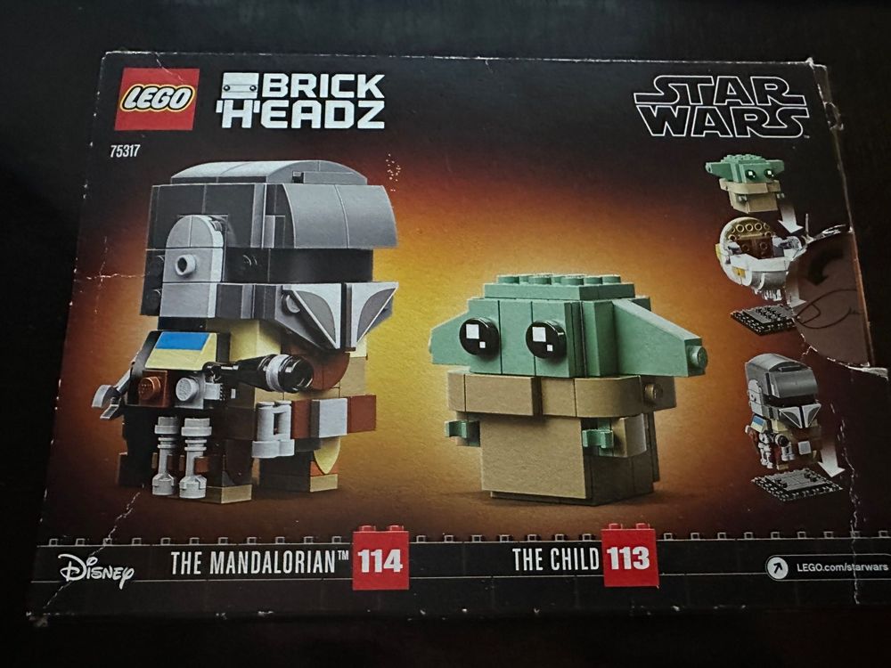 Lego Brick Headz 75317 Mandalorian & Child 100% COMPLET (Gebraucht) in ...