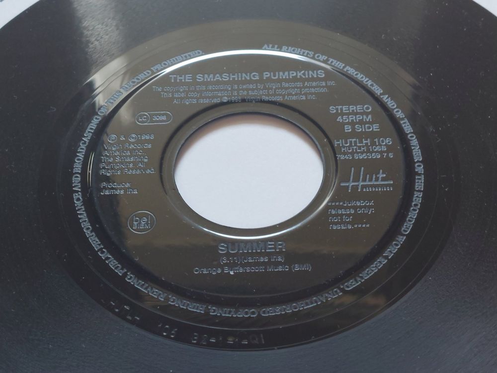 The Smashing Pumpkins, Perfect - 7" Single UK 1998 (Neu (gemäss ...