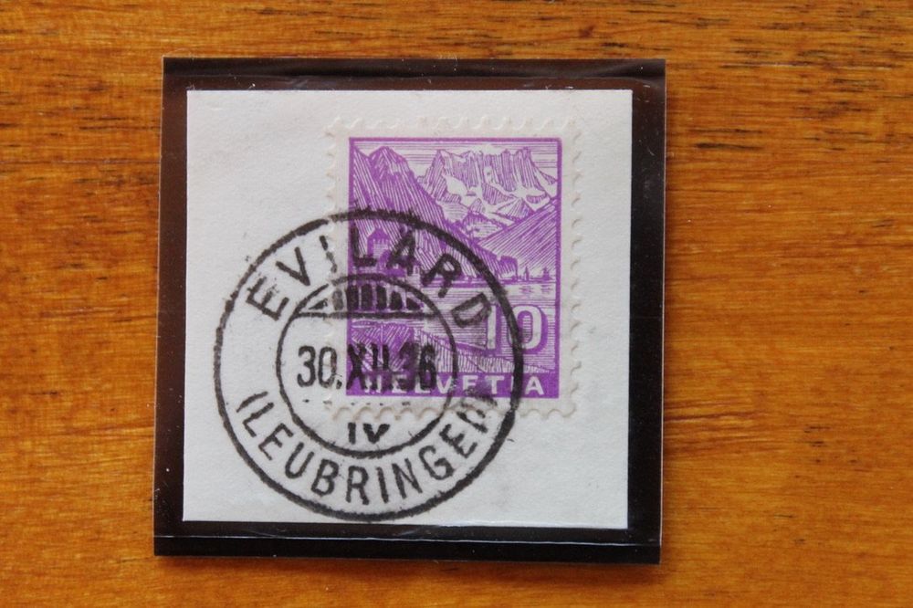 1936 sehr schöner Post-O EVILARD (LEUBRINGEN)) | Kaufen auf Ricardo
