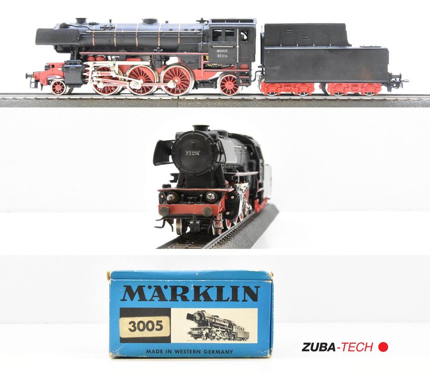 Märklin 3005 Dampflok BR 23 DB H0 WS Analog mit OVP (Neu (gemäss ...