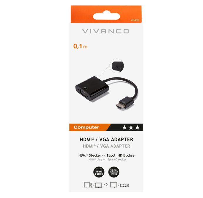 VIVANCO HDMI VGA Adapter Video (Neu und originalverpackt) in Tuggen für ...