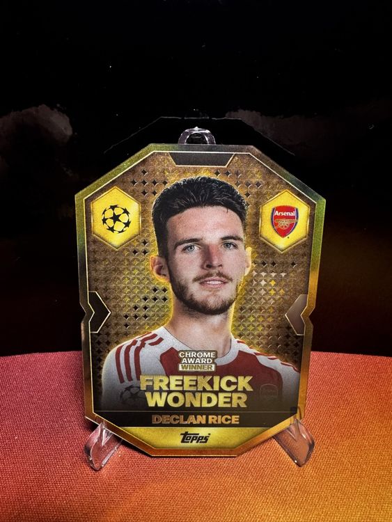 Declan Rice / Topps Match Attax / Chrome Award CA14 (Neu (gemäss ...