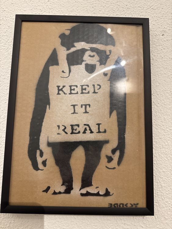 Banksy Keep it Real Card Board Dismaland (Gebraucht) in Meggen für CHF ...