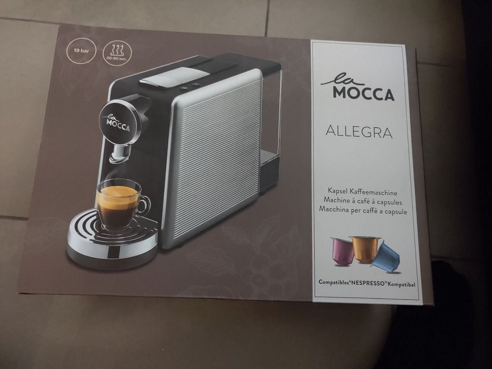 La Mocca Kapsel Kaffeemaschine Chrom | Kaufen auf Ricardo
