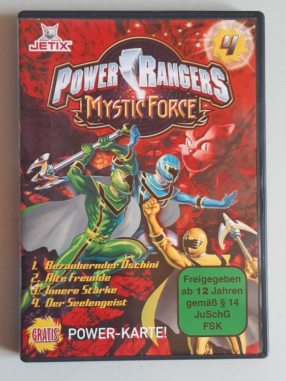 Power Rangers Seltene DVD, Mystic Force Nr. 4 vier Episoden (Gebraucht) in Basel für CHF 3 – mit ...