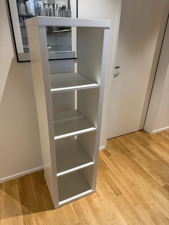 Regal (weiss) mit 4 Fächern (IKEA KALLAX) (Gebraucht) in Luzern für CHF 16 – nur Abholung auf ...