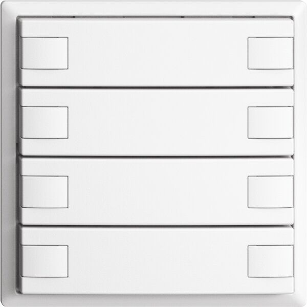 UP-Taster KNX 4-fach EDIZIOdue weiss RGB ohne LED (Gebraucht) in ...