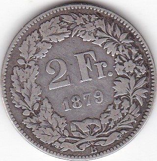 2 Franken 1879 Silber | Kaufen auf Ricardo