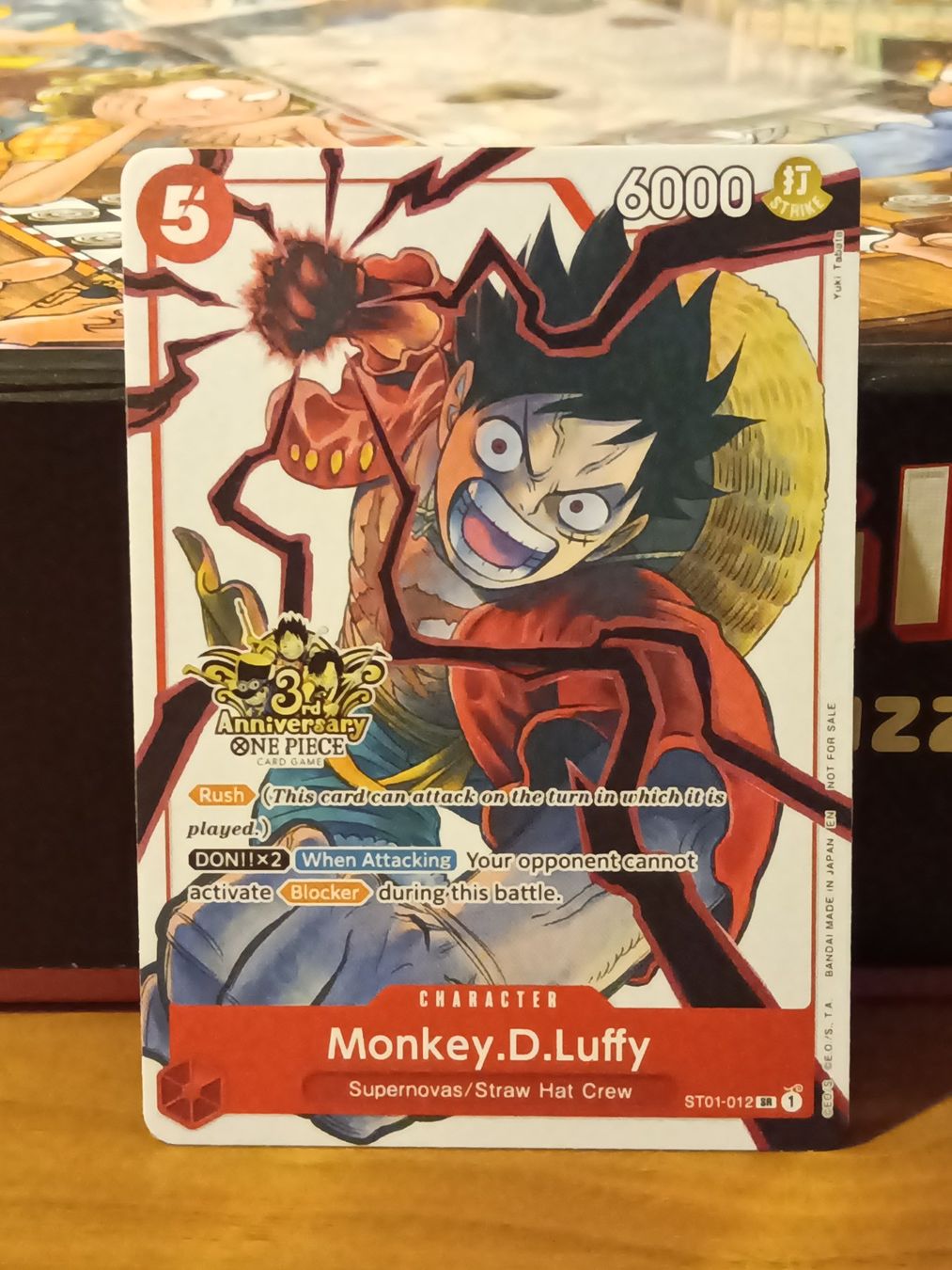 One Piece | Monkey.D.Luffy - ST01-012 (3rd Anniv. Stamp!!) (Neu (gemäss ...