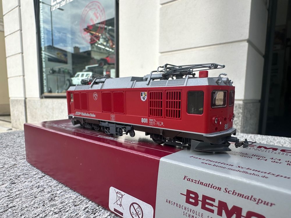 RARE Bemo H0m 1267 111 Rhb Gem 4/4 801 Zweikraftlok (Gebraucht) in Chiasso für CHF 248 – mit ...