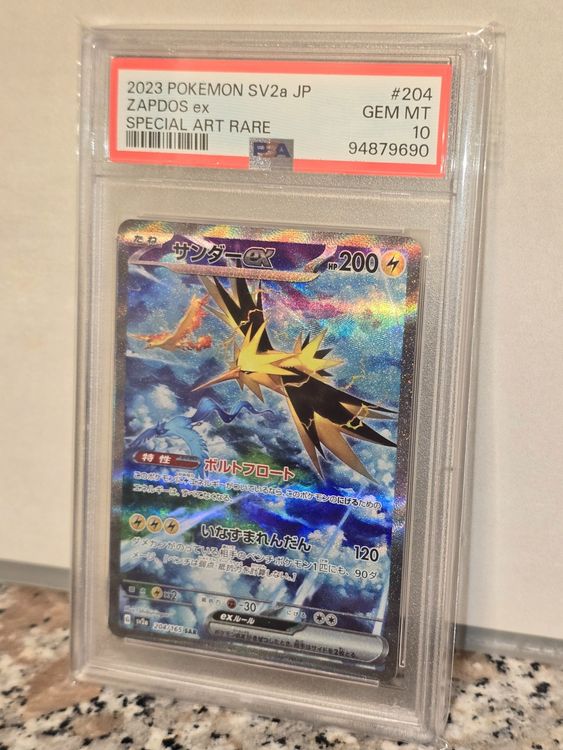 Ab 1.- Pokemon 151 PSA 10 sv2a Zapdos ex (Neu (gemäss Beschreibung)) in Niederbipp für CHF 70.1 ...