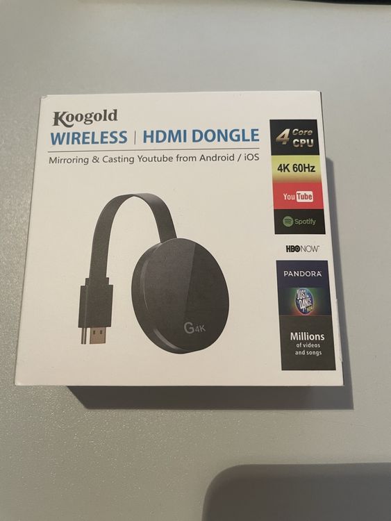 Wireless HDMI Dongle 4K, für Android / iOS | Kaufen auf Ricardo