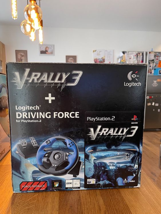 Logitech Driving Force für Playstation 2 (V-Rally 3 Edition) (Neu ...