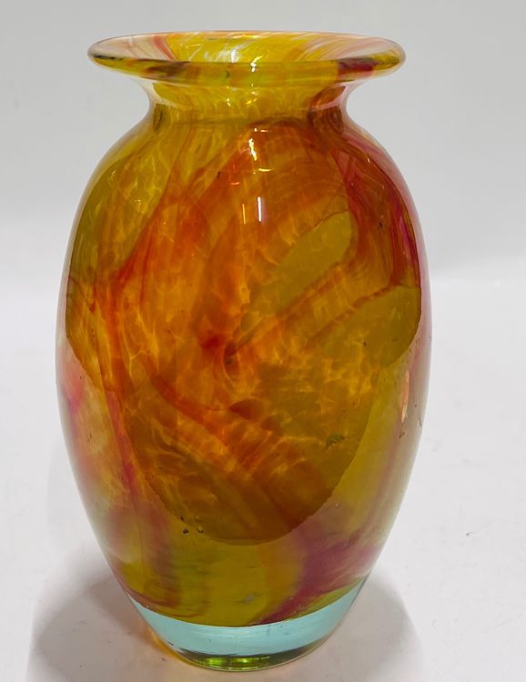 60/70 er Jahre Designer Künstler Vase Aus Buntener Glas (Gebraucht) in Root für CHF 10 – mit ...