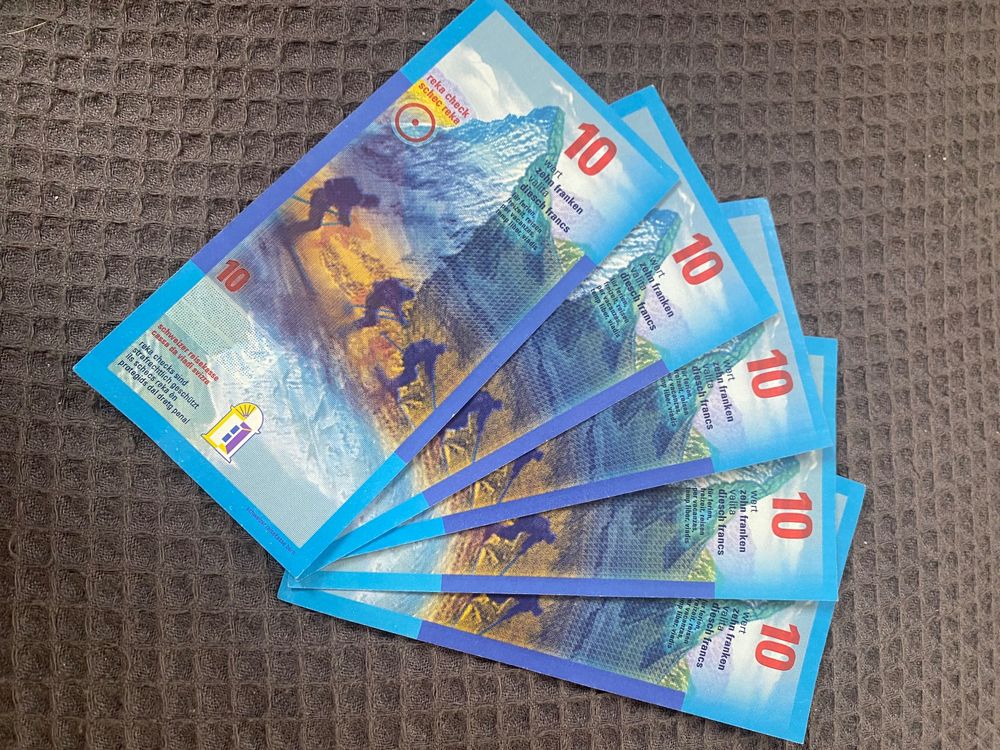 5 x Reka Checks à 10 Franken | Kaufen auf Ricardo
