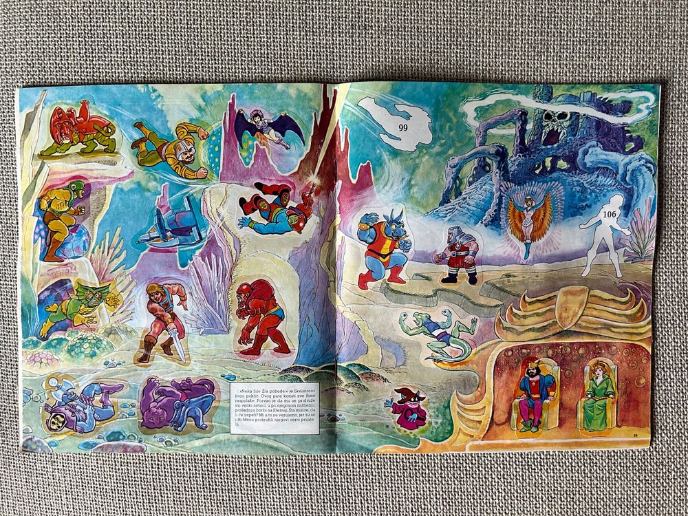 Masters of the Universe MOTU Panini Stickers Album - 80s (Gebraucht) in ...