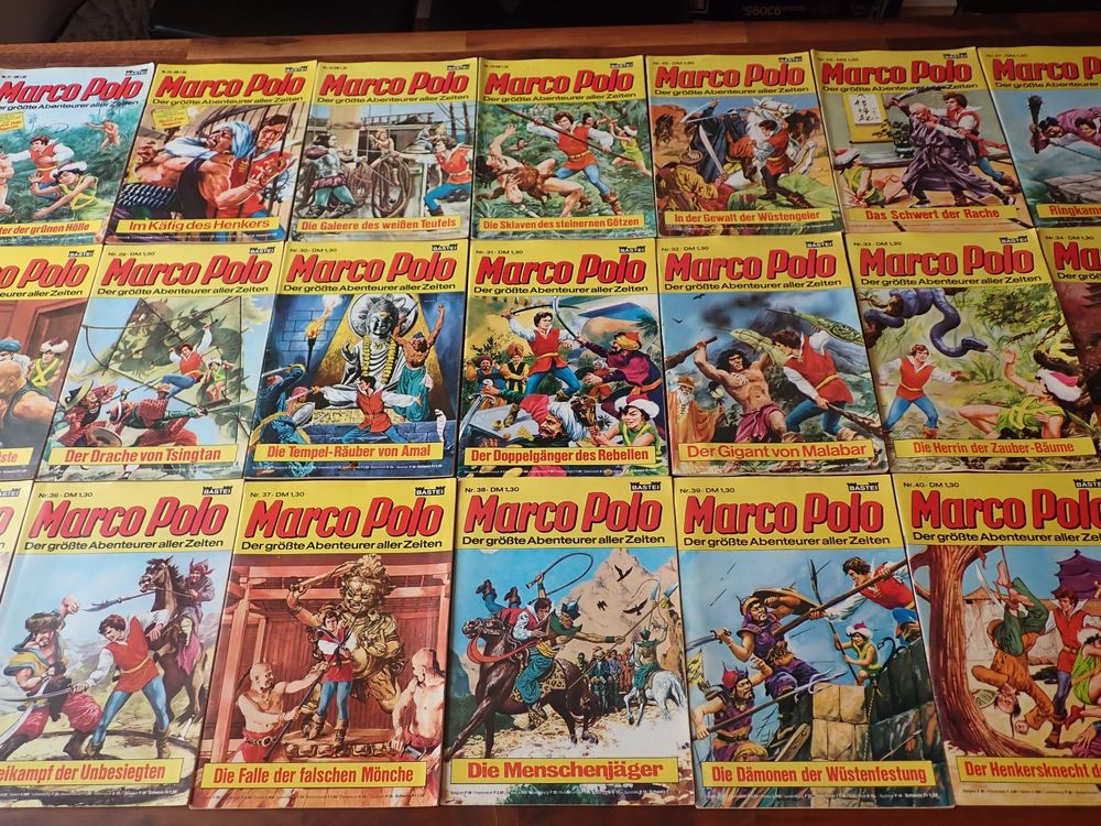 21 alte MARCO POLO Comic Hefte BASTEI Verlag ab 1975 | Kaufen auf Ricardo