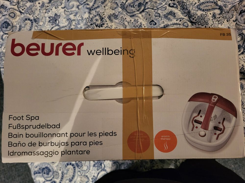 Beurer Fusssprudelbad FB35 Wellness Entspannung neuwertig (Neu (gemäss ...