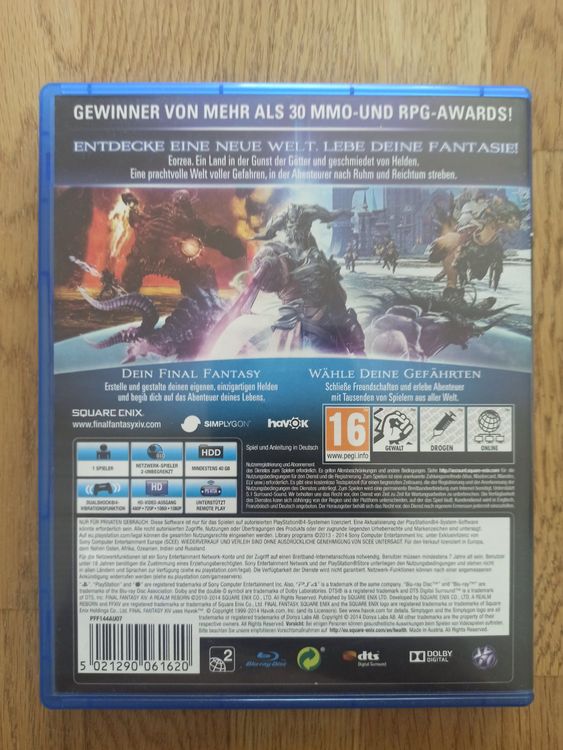 📀🎮📀Final Fantasy XIV (14) A Realm Reborn PS4 / PS5📀🎮📀 (D'occasion) à Oberweningen pour CHF 6.95 ...